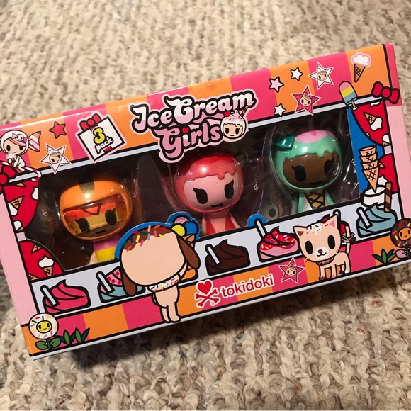 tokidoki | Art | Tokidoki Ice Cream Girls Three Pack New In Box Figures ...